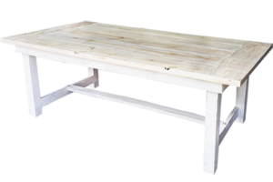 White Wash Farm Table Rentals | Allure Party Rentals